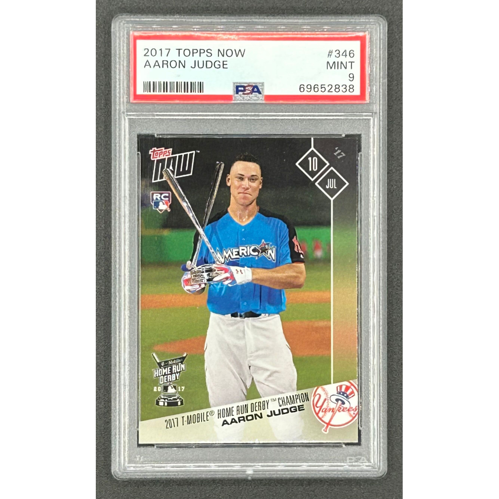 Aaron Judge 2017 Topps Now #346 RC (PSA 9) | Pristine Auction