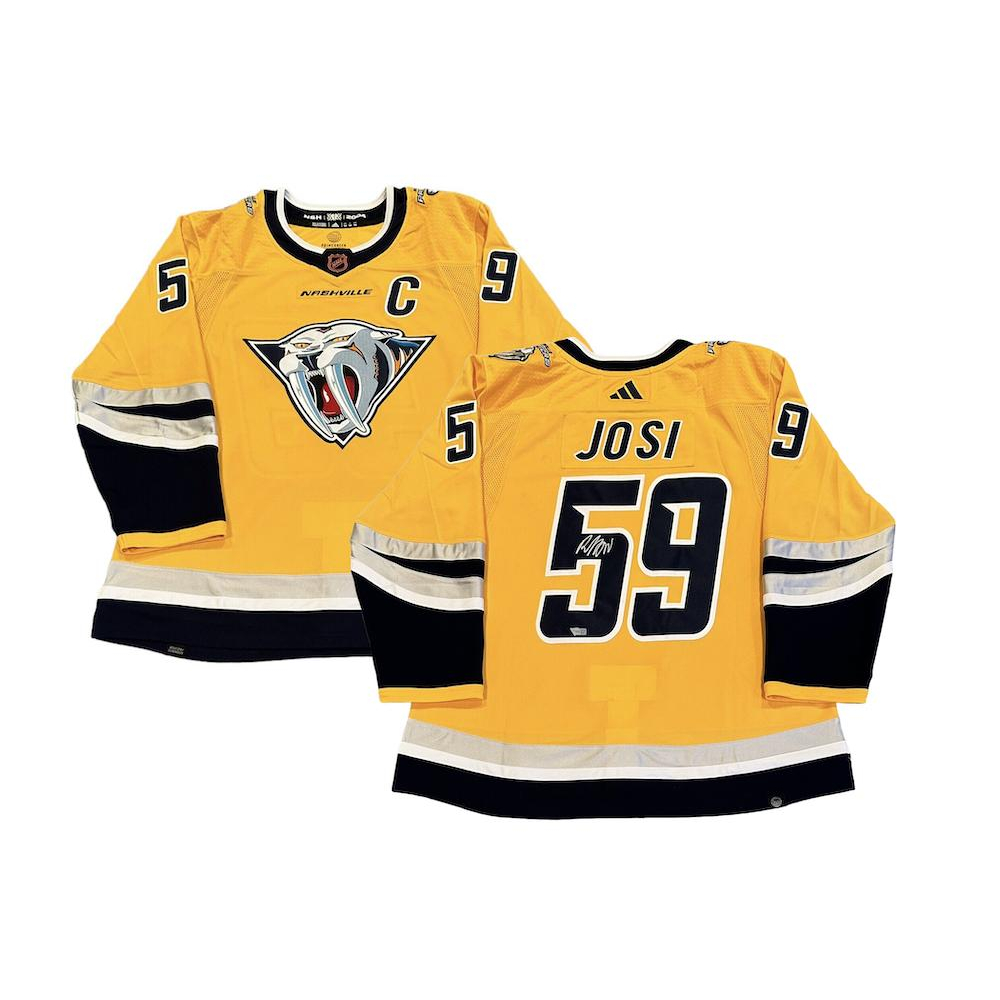 Roman Josi Signed Predators Authentic 2023 Reverse Retro Jersey ...