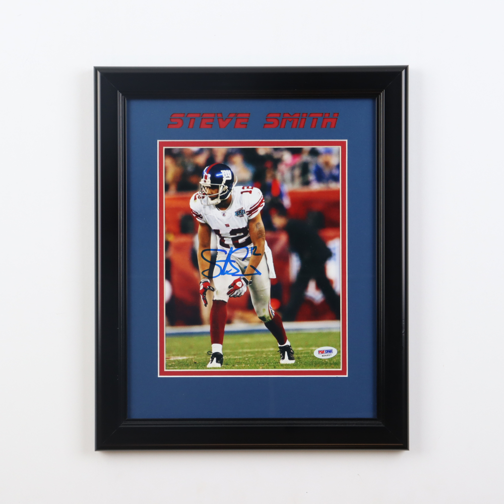 Steve Smith Signed 13x16 Custom Framed Photo (PSA) | Pristine Auction