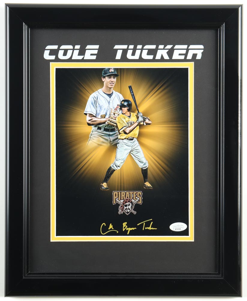 Cole Tucker Signed Pirates Custom Framed Photo (JSA) | Pristine Auction