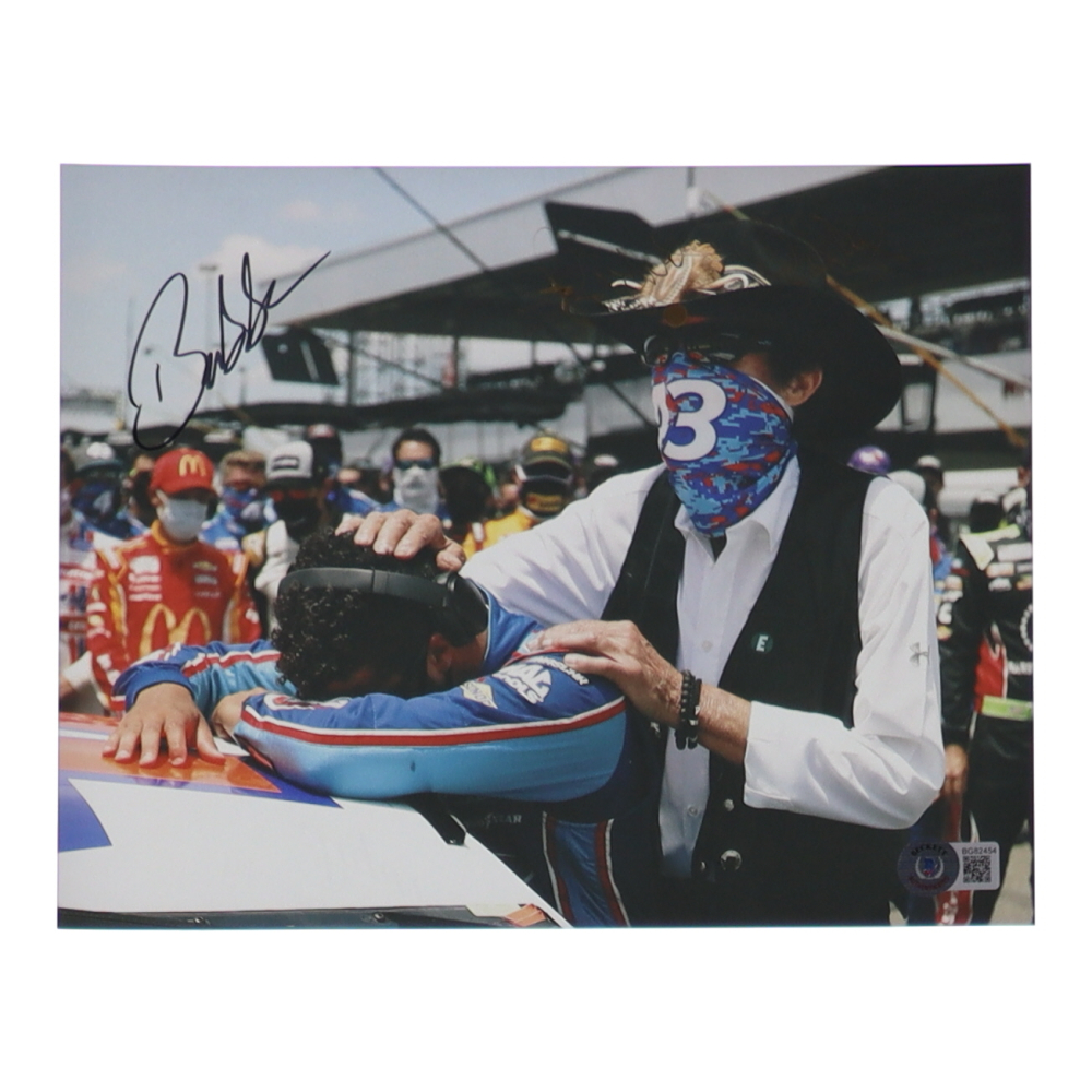 Richard Petty & Bubba Wallace Signed NASCAR 8x10 Photo (Beckett ...