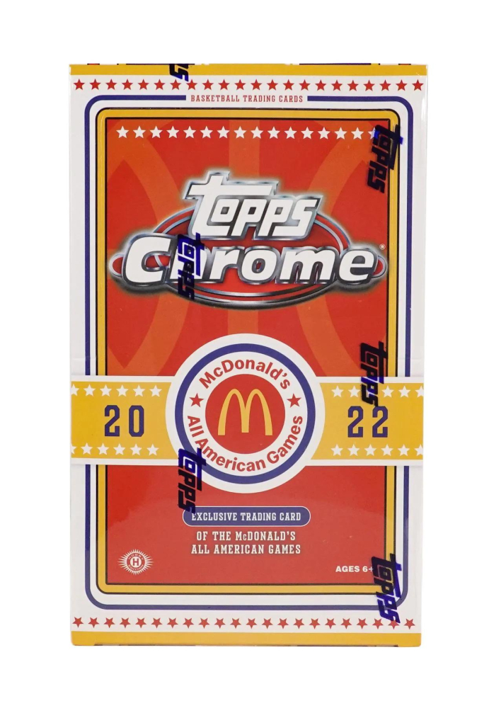2022 Topps McDonald's All American Chrome Basketball Hobby Box ...