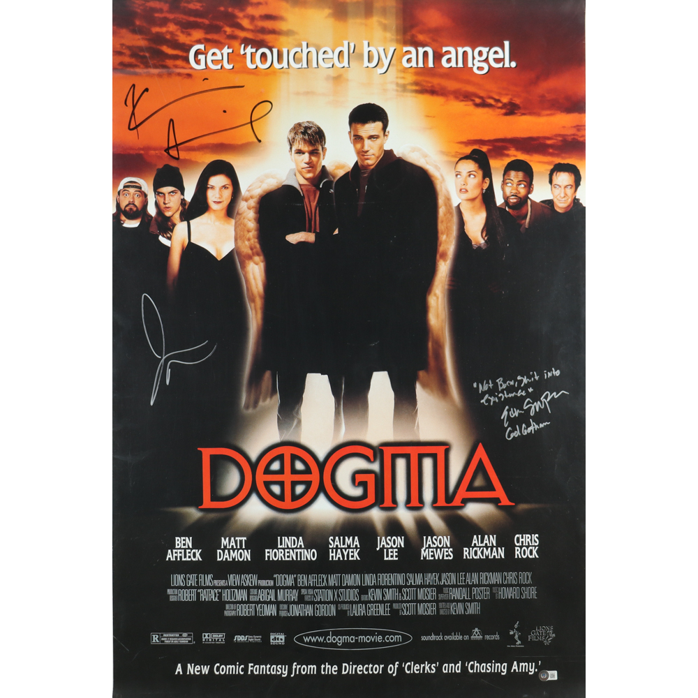 Jason Mewes, Kevin Smtih & Ethan Suplee Signed "Dogma" 27x40 Movie ...