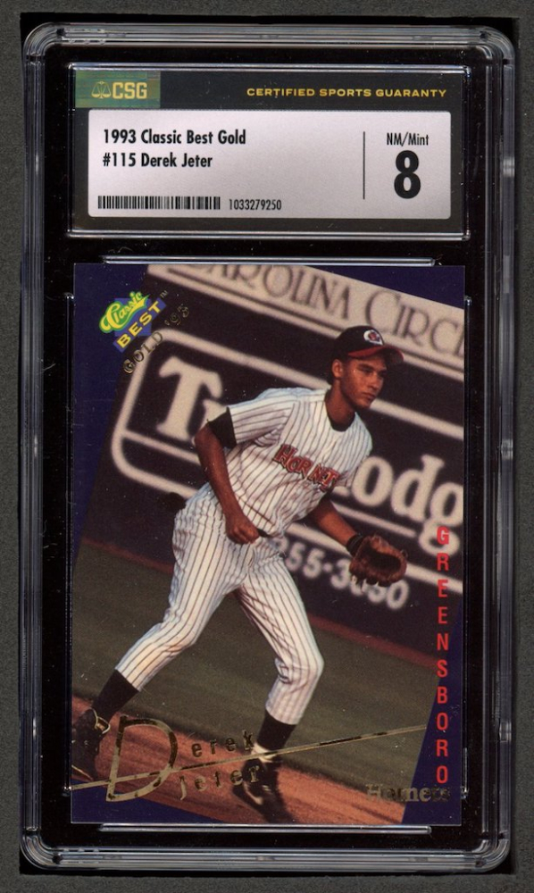 Derek Jeter 1993 Classic/Best Gold #115 (CSG 8) | Pristine Auction