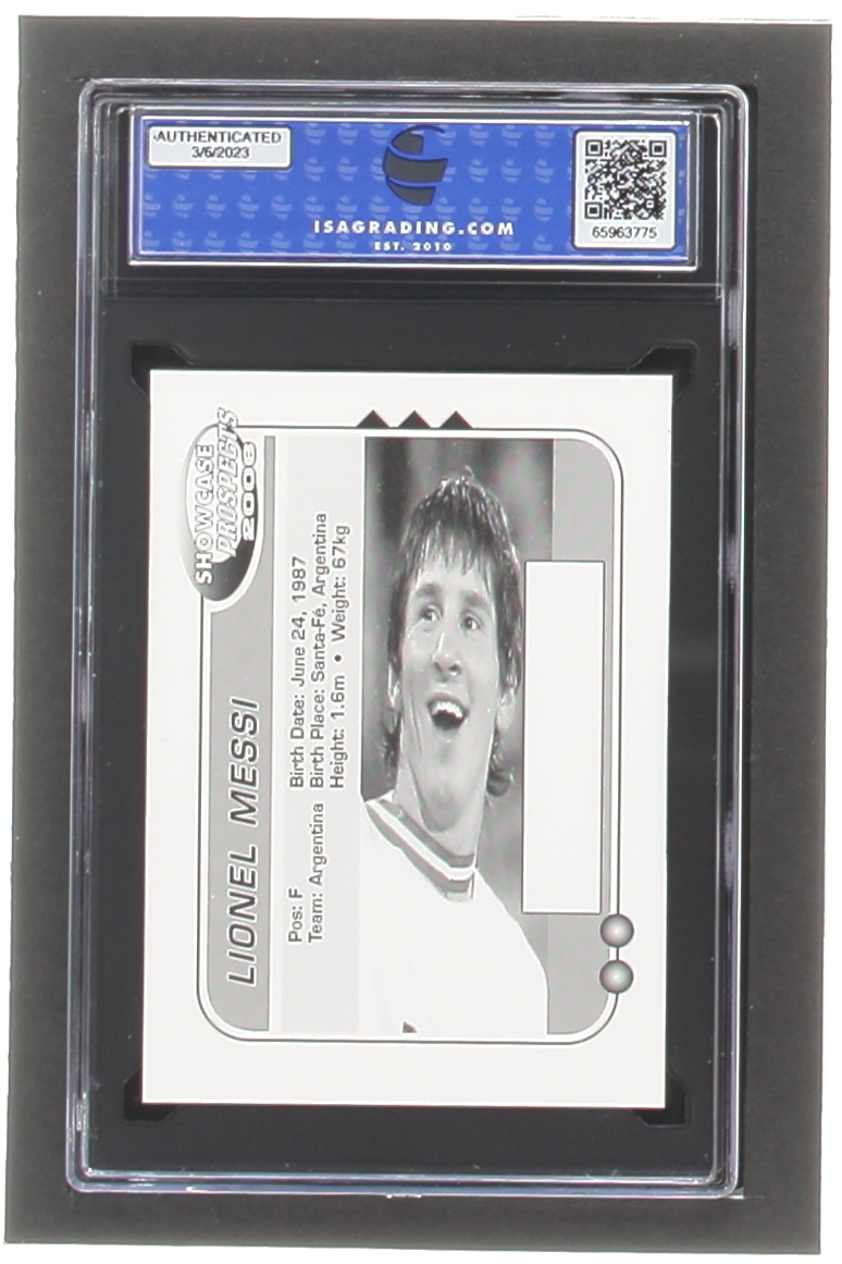 Lionel Messi 2006 Showcase Prospects #NNO (ISA 10) | Pristine Auction