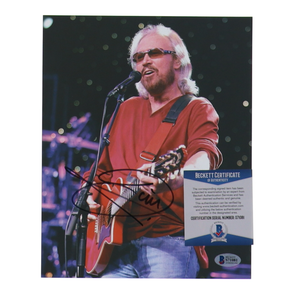 Barry Gibb Signed 8x10 Photo (Beckett) | Pristine Auction