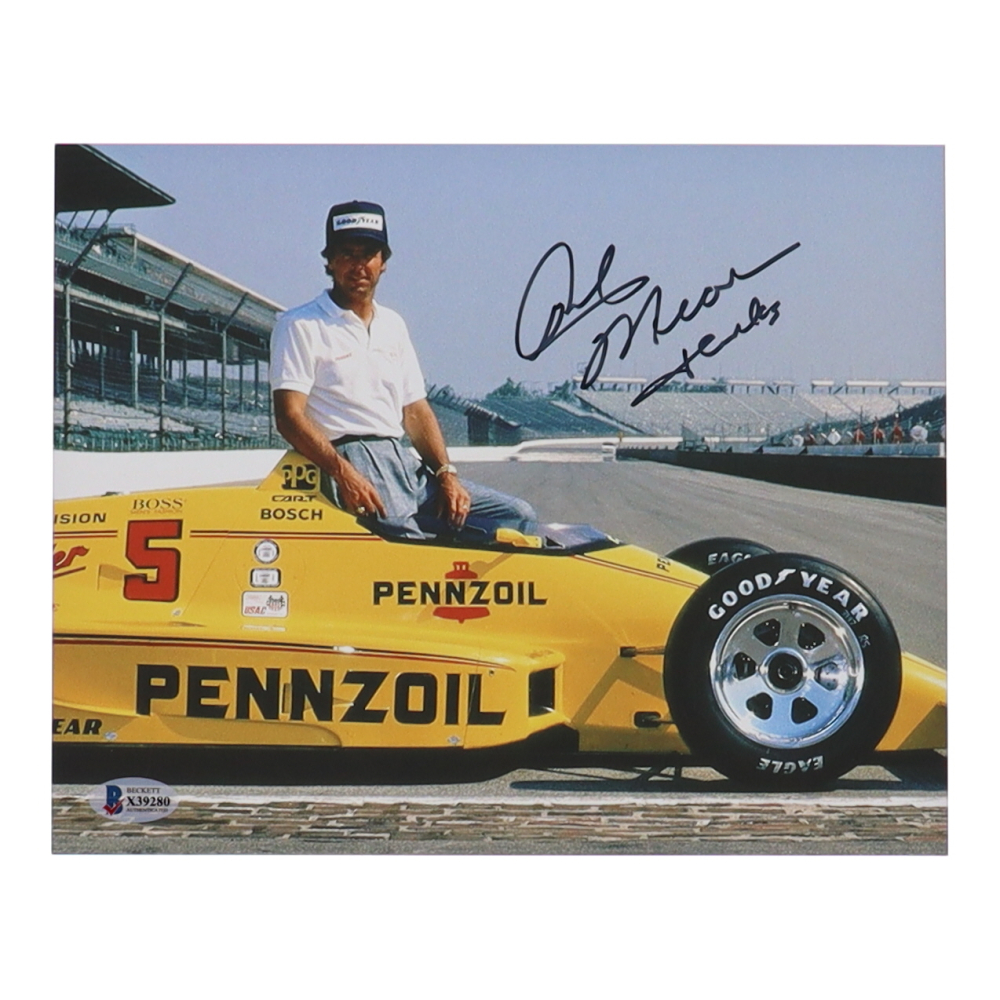 Rick Mears Signed 8x10 Photo Inscribed "Thanks" (Beckett) | Pristine ...