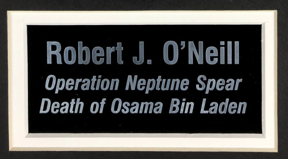 Robert J. O'Neill Signed "Time Magazine" Custom Framed Photo (PSA ...