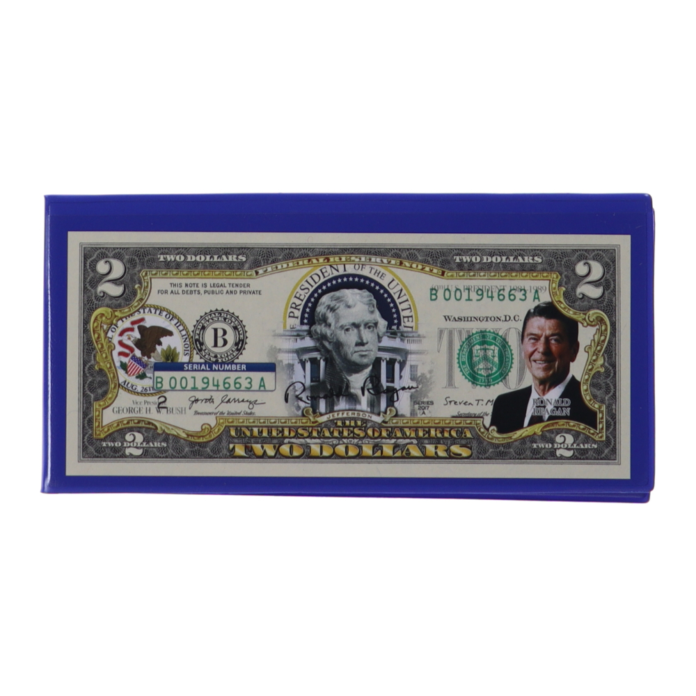 Jimmy Carter Genuine Legal Tender Colorized U.S. $2.00 Two Dollar Bill ...