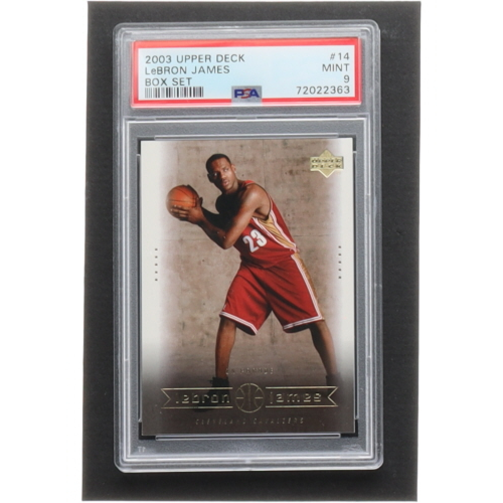 LeBron James 2003 Upper Deck LeBron James Box Set #14 On Parade RC (PSA ...