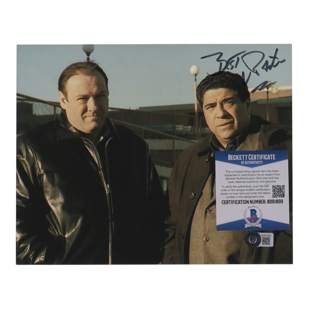 Vincent Pastore Signed "The Sopranos" 8x10 Photo (Beckett) | Pristine ...