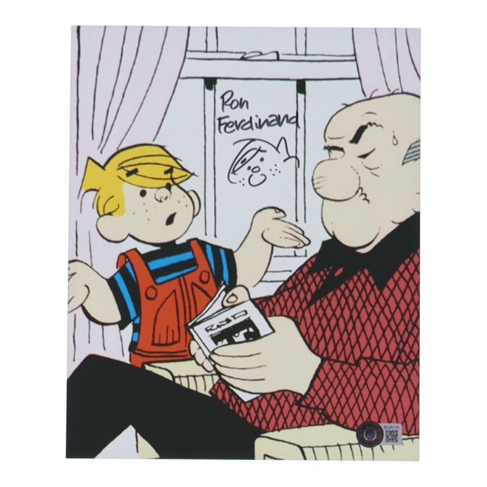 Ron Ferdinand Signed "Dennis the Menace" 8x10 Photo with Sketch ...