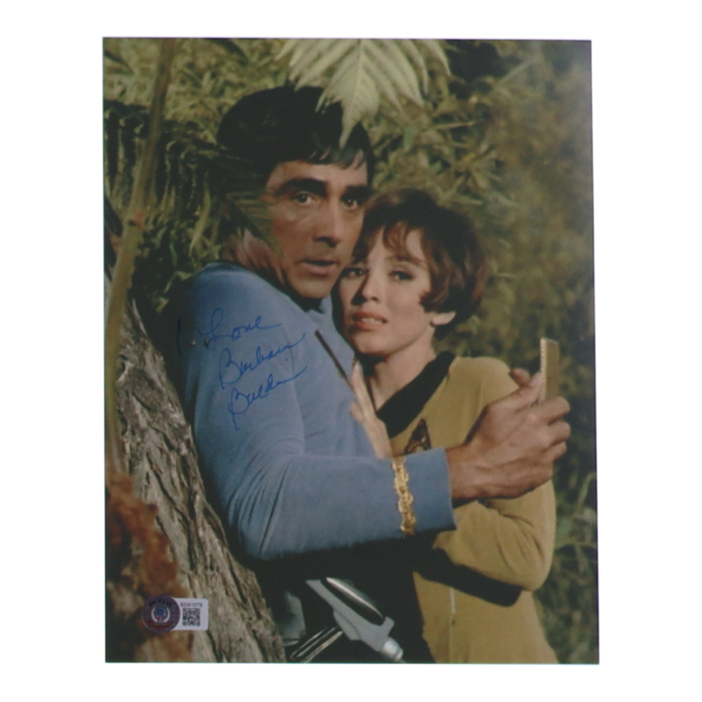 Barbara Baldavin Signed Star Trek 8x10 Photo Inscribed Love