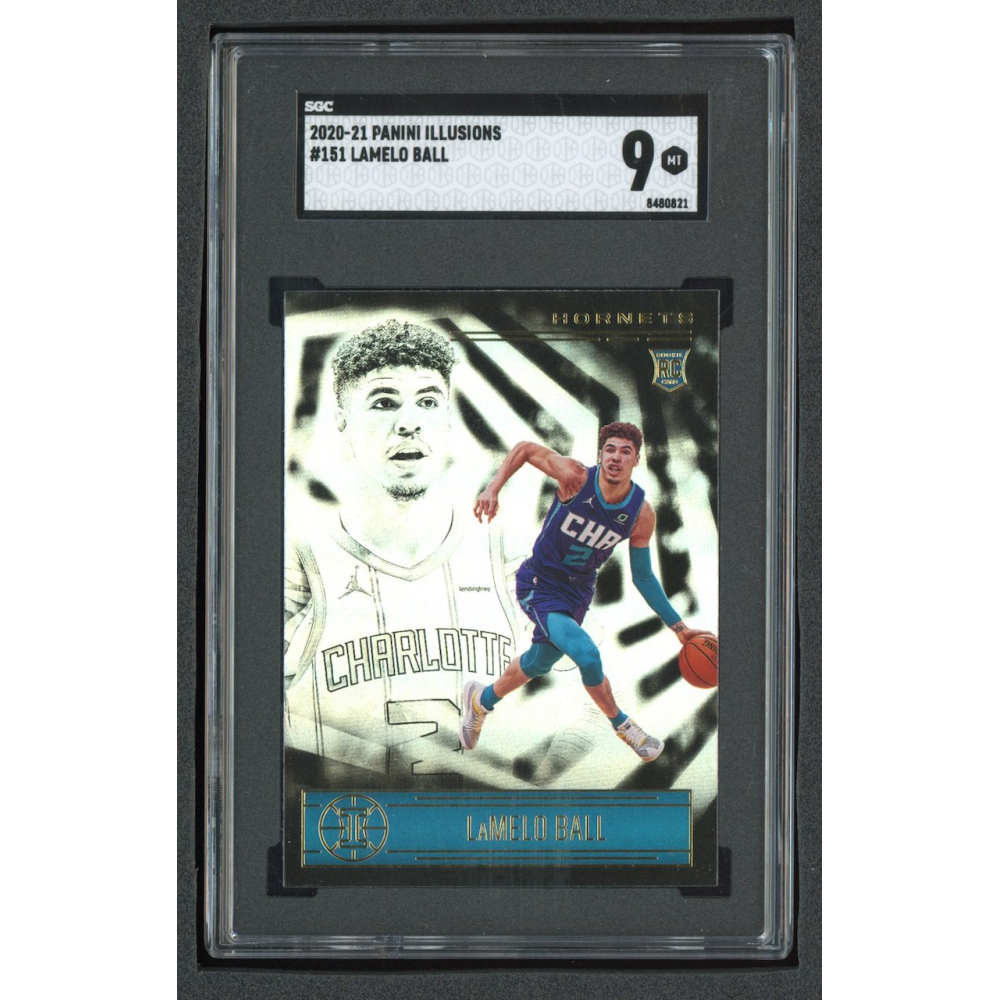 LaMelo Ball 2020-21 Panini Illusions #151 RC (SGC 9) | Pristine Auction LaMelo Ball 2020-21 Panini Illusions #151 RC (SGC 9) | Pristine Auction
