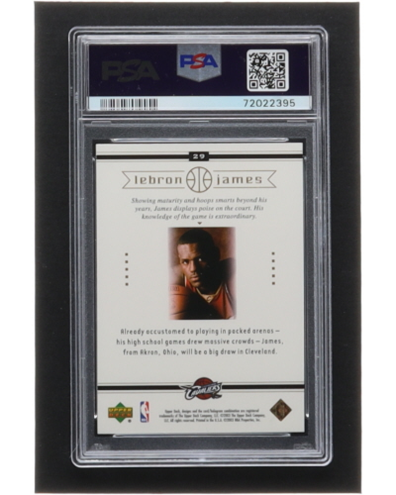 LeBron James 2003 Upper Deck LeBron James Box Set #29 Full House RC (PSA 9) | Pristine Auction