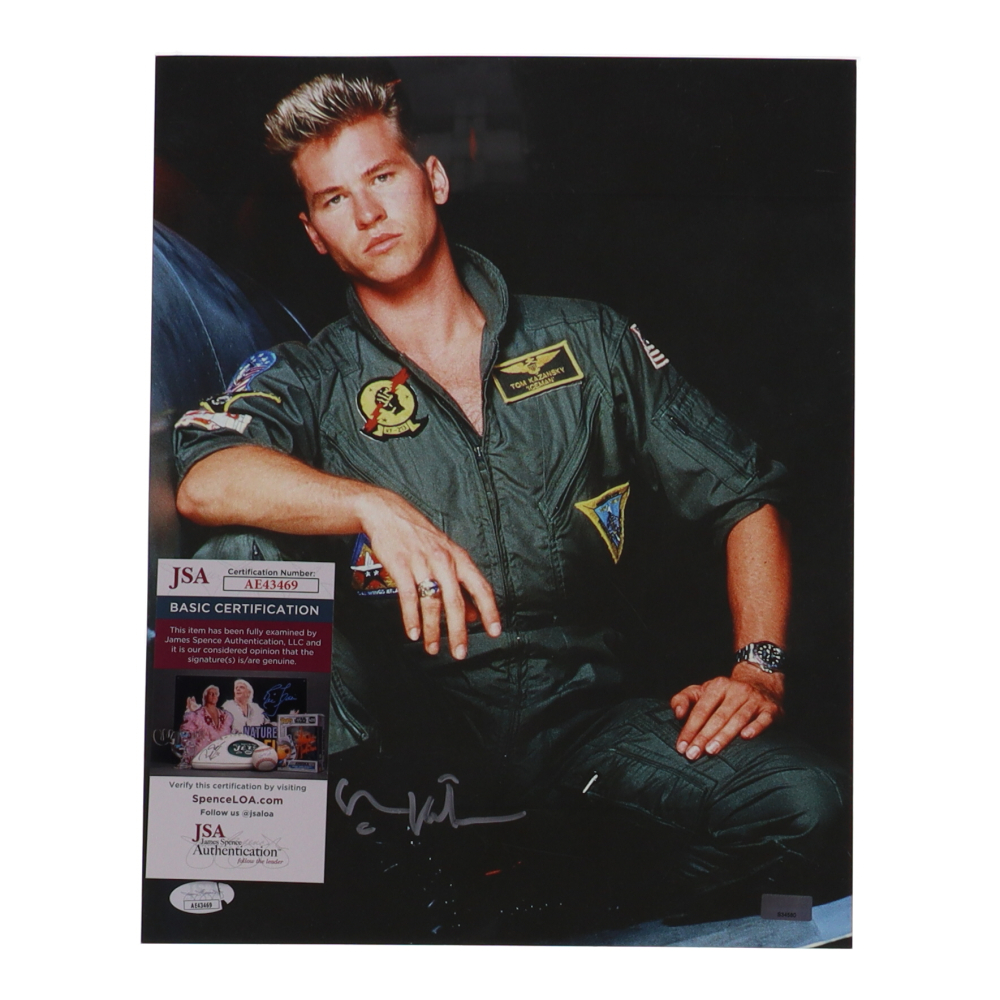 Val Kilmer Signed "Top Gun" 11x14 Photo (JSA) | Pristine Auction