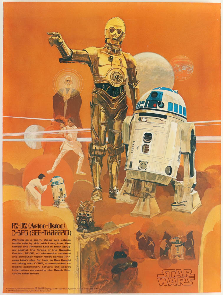 Set of (4) "Star Wars" Movie Posters with (4) Character Posters ...