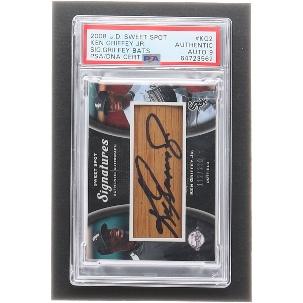 Ken Griffey Jr. 2008 Sweet Spot Signatures #SKG1 Bat #112/230 (PSA ...