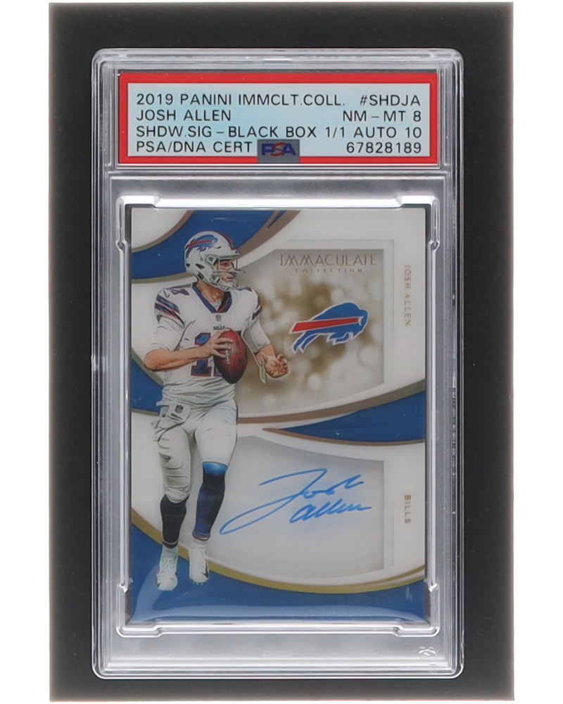 Josh Allen 2022 Panini National Convention VIP Black Box Holo Silver # ...