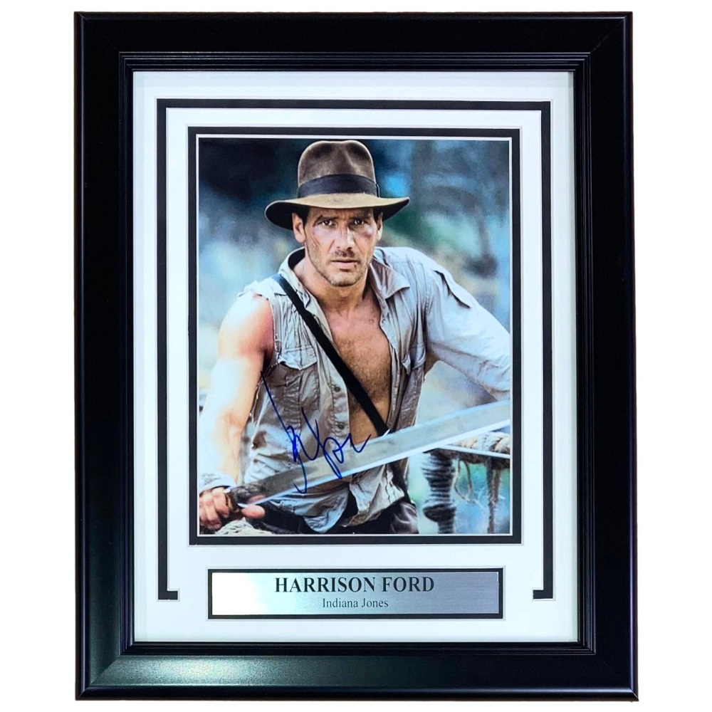 Harrison Ford Signed "Indiana Jones" Custom Framed Photo (JSA ...