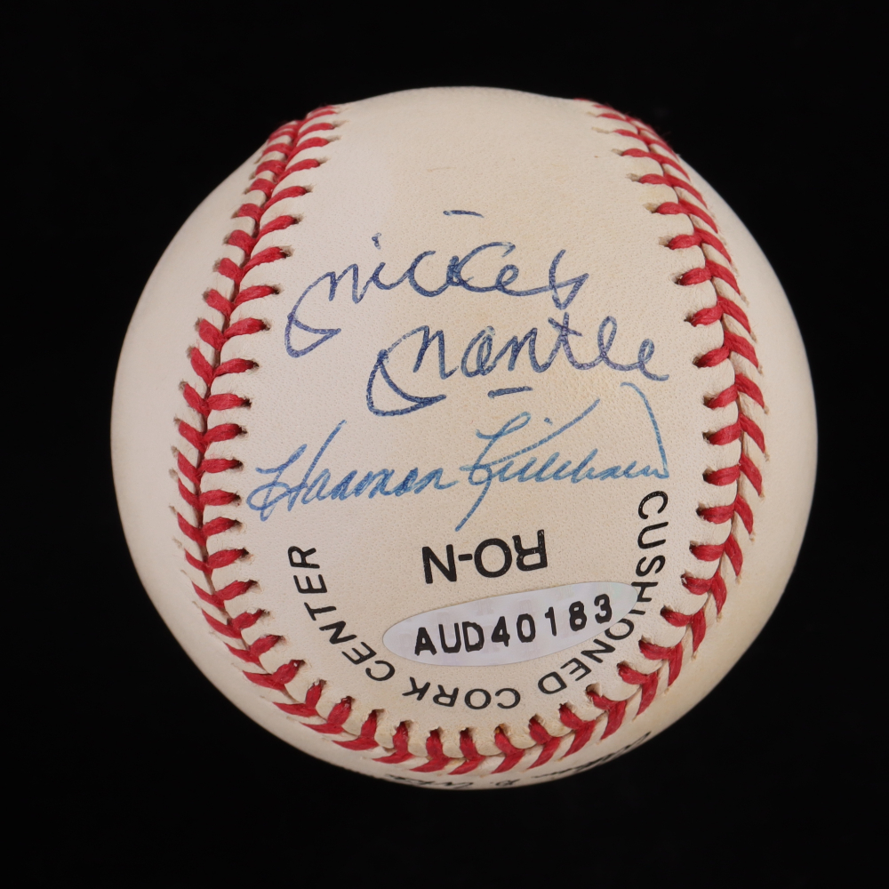 500 Home Run Club ONL Baseball Signed By (5) with Mickey Mantle, Willie ...