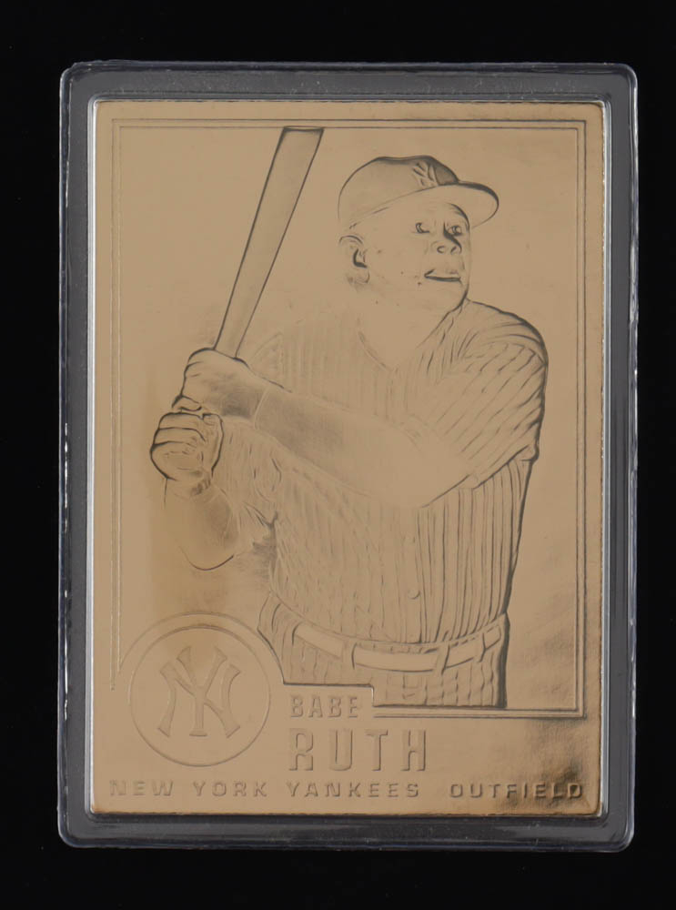 Babe Ruth 1996 CMG Worldwide 23Kt Gold Card #30 | Pristine Auction