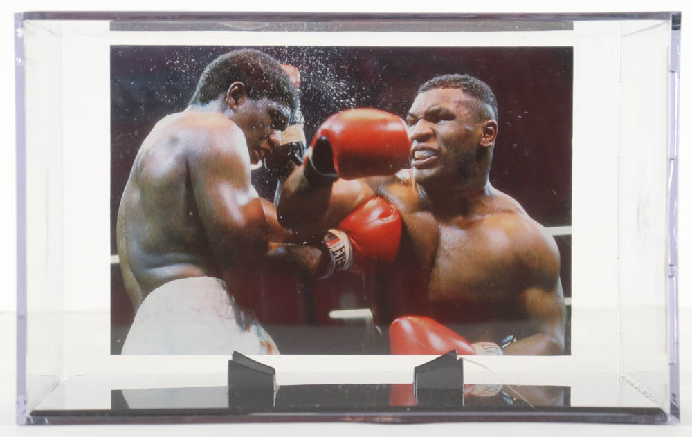 Mike Tyson Signed Vintage Rawling Golden Glove with Display Case (JSA ...