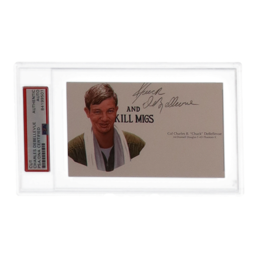Charles B. DeBellevue Signed Cut (PSA) | Pristine Auction