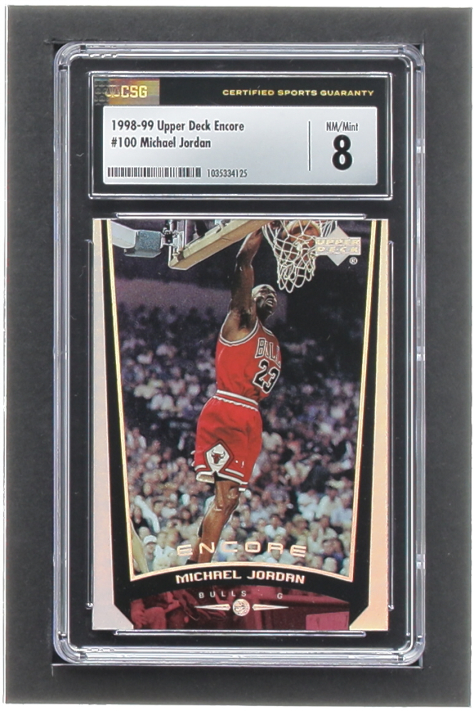 Michael Jordan 1998-99 Upper Deck Encore #100 (CSG 8) | Pristine Auction