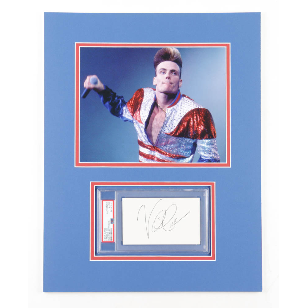 Vanilla Ice Signed 14x18 Custom Matted Cut Display (PSA) | Pristine Auction