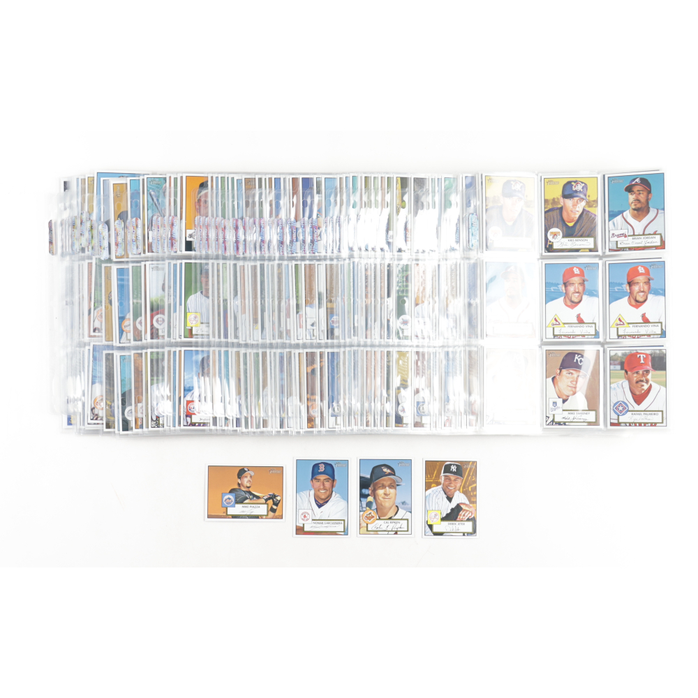 2001 Topps Heritage Baseball Complete Set of (487) Cards with Mike ...