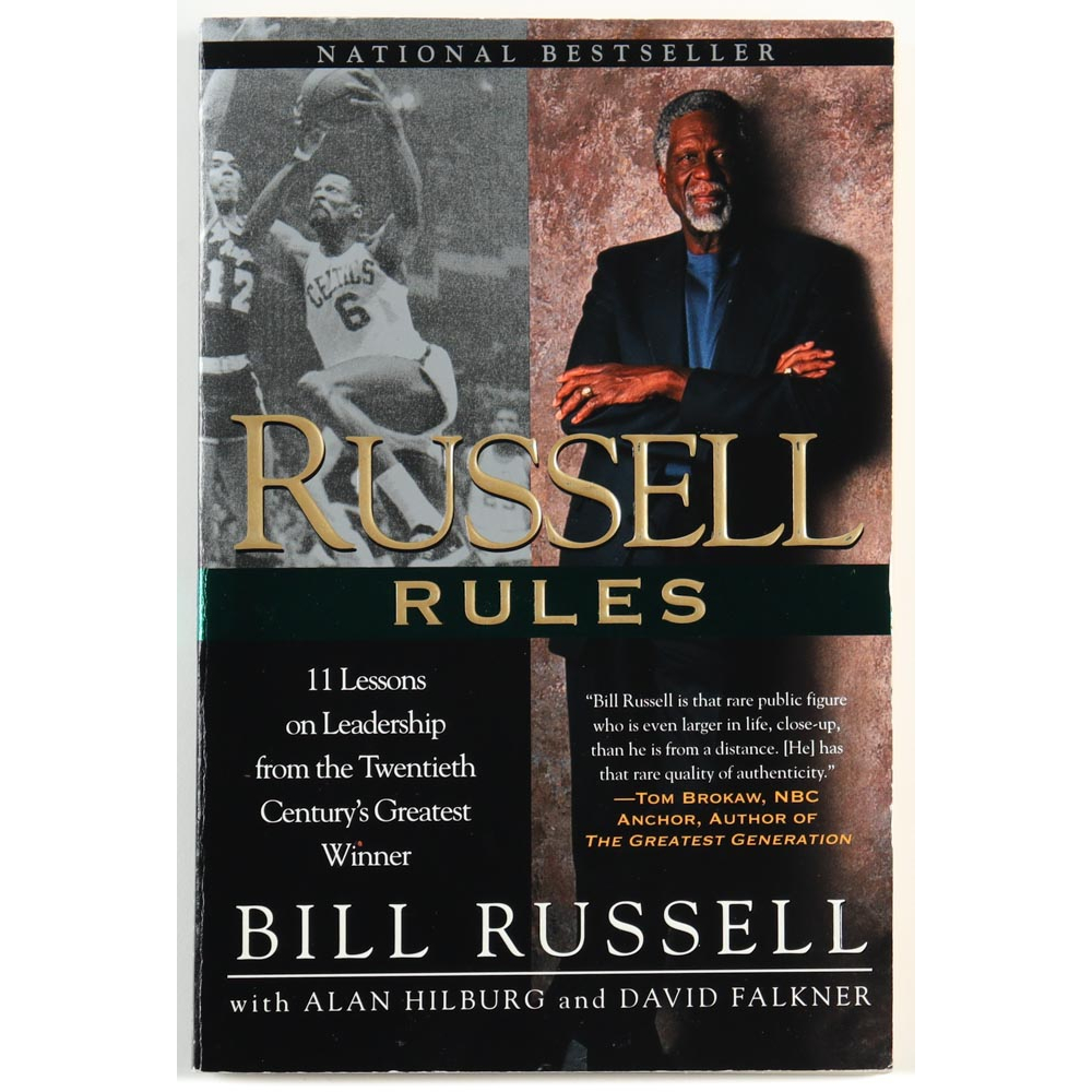 Bill Russell Signed "Russell Rules" Book Inscribed "Best Wishes" (PSA ...