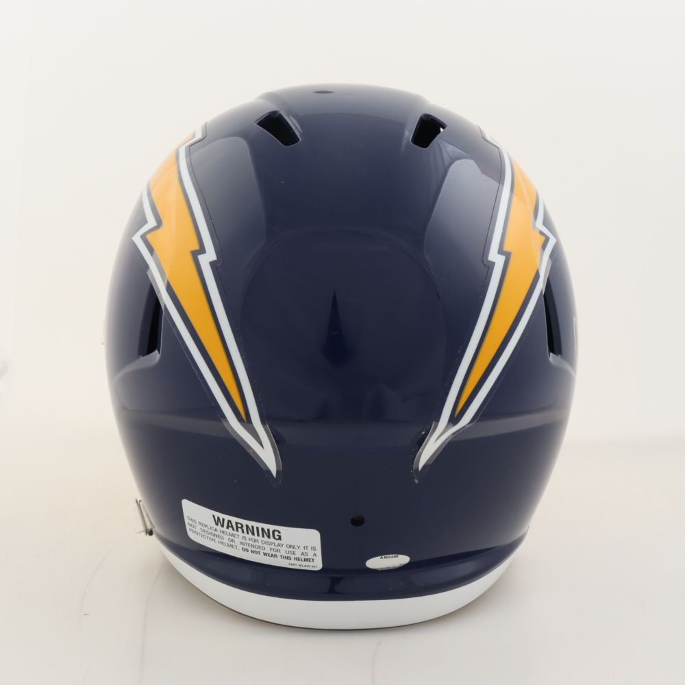 Dan Fouts Signed Chargers Full Size Throwback Speed Helmet with Visor ...