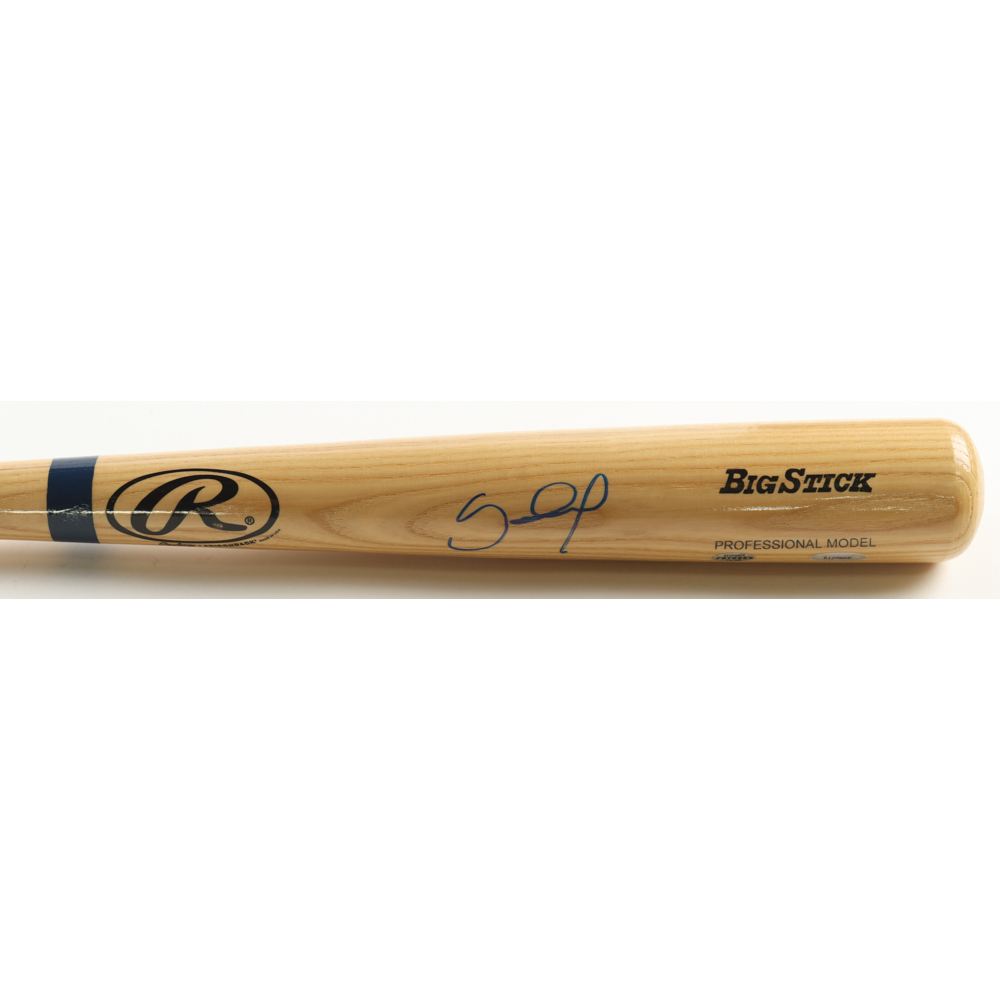 Pablo Sandoval Signed Rawlings Adirondack Pro Player Model Baseball Bat ...