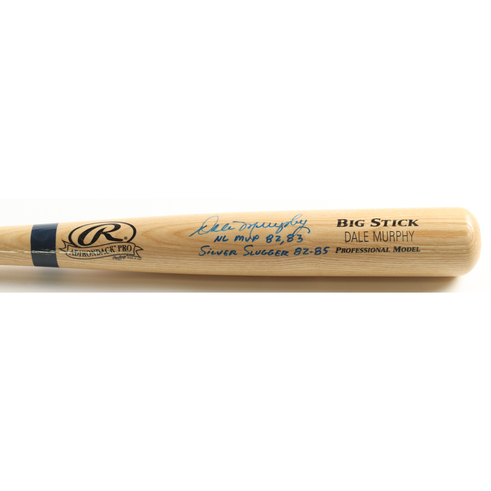 Dale Murphy Signed Rawlings Adirondack Pro Big Stick Professional Model ...