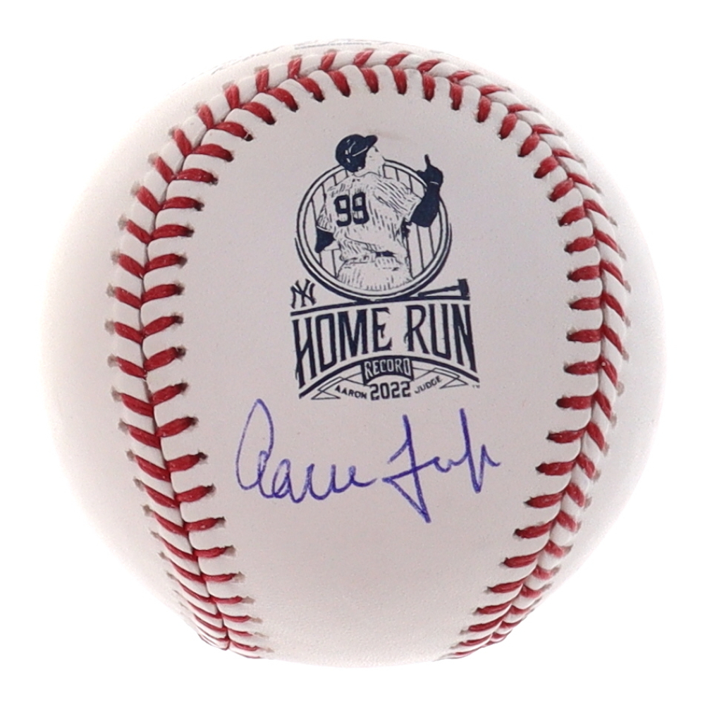 Aaron Judge Signed OML 2022 Home Run Record Baseball (MLB) | Pristine ...