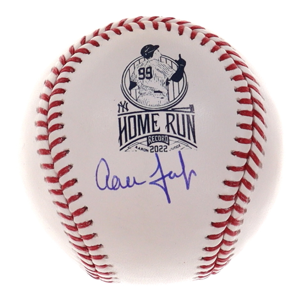Aaron Judge Signed OML 2022 Home Run Record Baseball (MLB) | Pristine ...