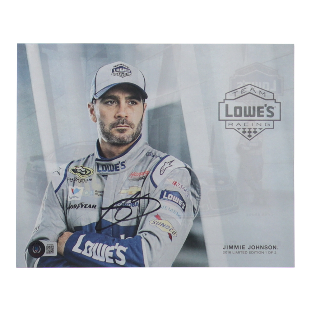 Jimmie Johnson Signed NASCAR 8x10 Photo (Beckett) | Pristine Auction