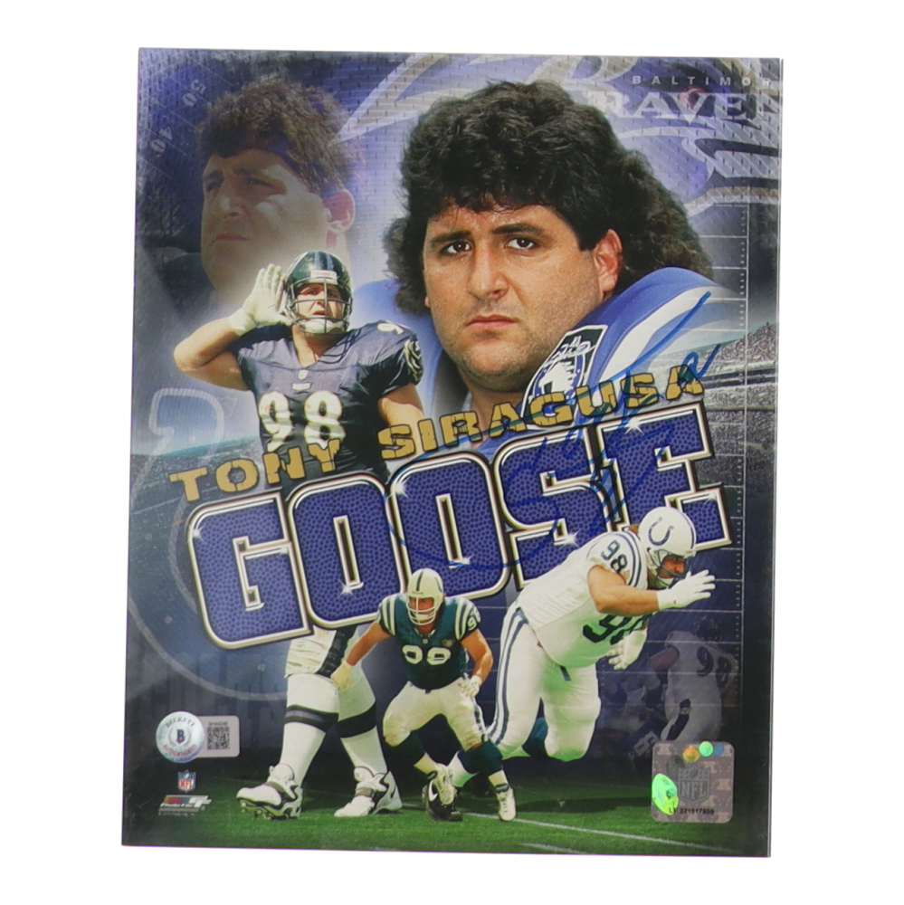Tony Siragusa Signed Colts 8x10 Photo (Beckett) | Pristine Auction