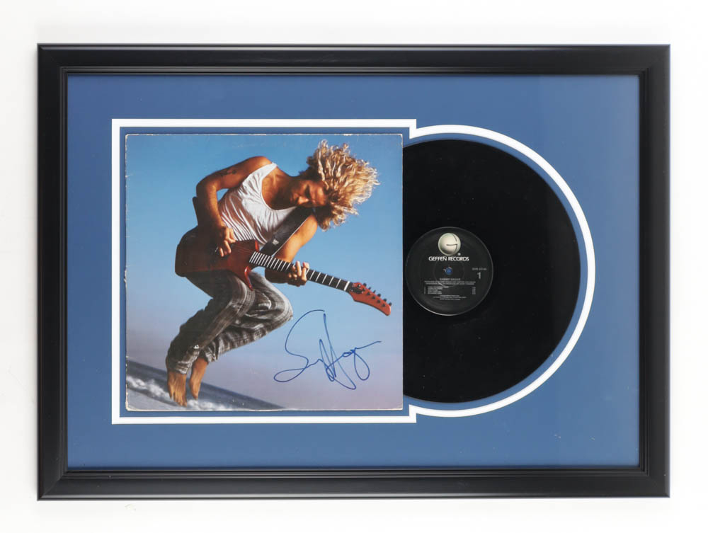 Sammy Hagar Signed "Sammy Hagar" Custom Framed Vinyl Record Album ...