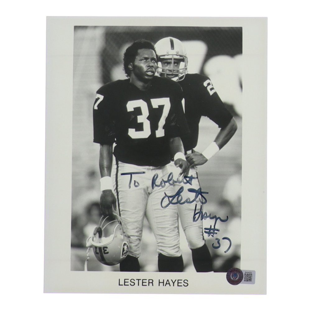 Lester Hayes Signed Raiders 8x10 Photo (Beckett) | Pristine Auction