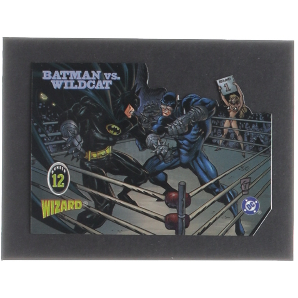 Batman vs Wildcat 1992-97 Wizard Magazine Series 4 #12 / Thibert Wizard ...