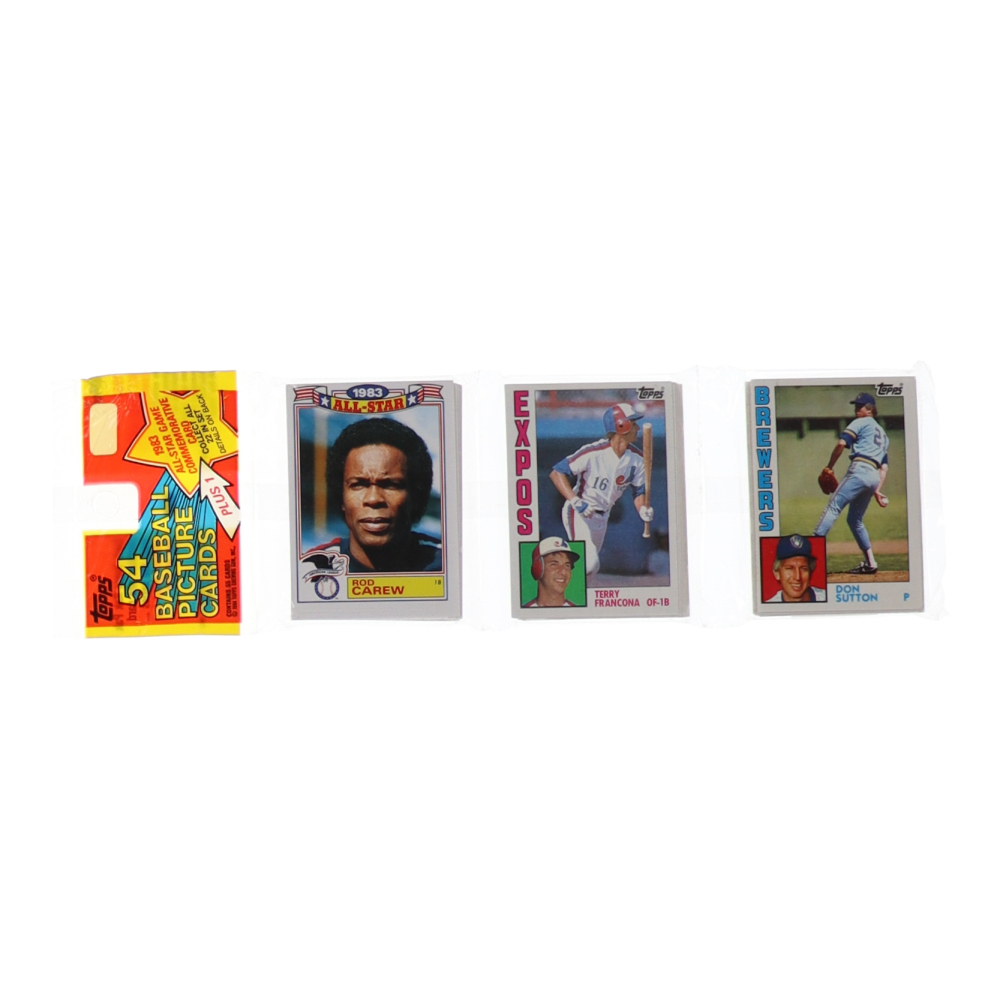 1984 Topps Rack Pack with (55) Baseball Cards | Pristine Auction