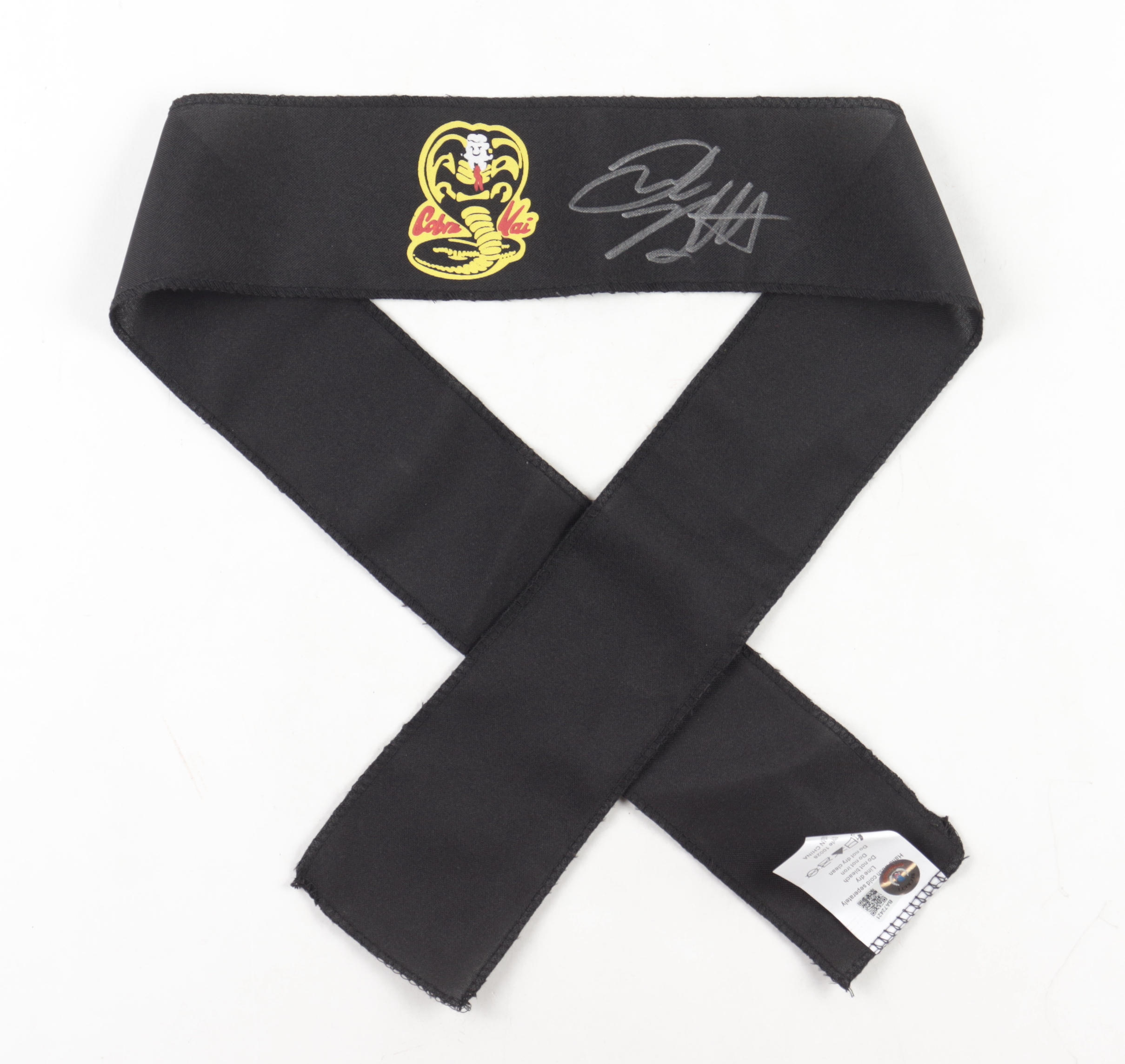 Jacob Bertrand Signed "Karate Kid" Cobra Kai Headband (Beckett ...
