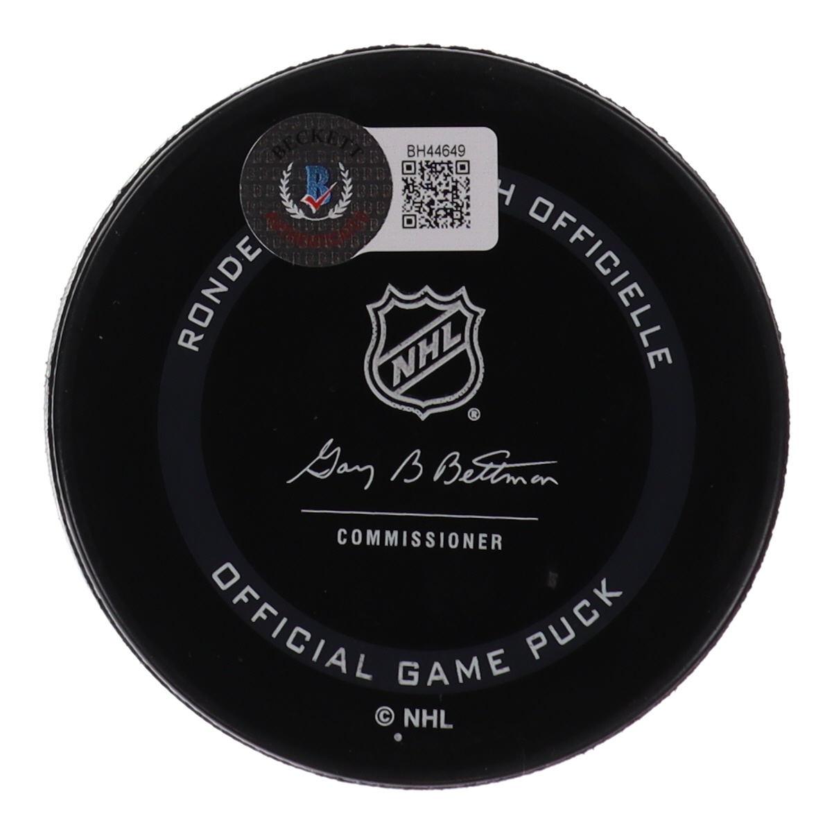 Ray Bourque Signed Avalanche Logo Hockey Puck (Beckett) | Pristine Auction