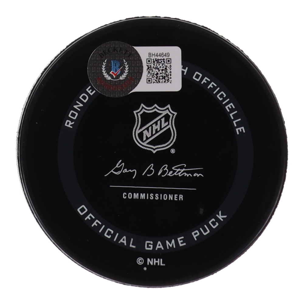 Ray Bourque Signed Avalanche Logo Hockey Puck (Beckett) | Pristine Auction