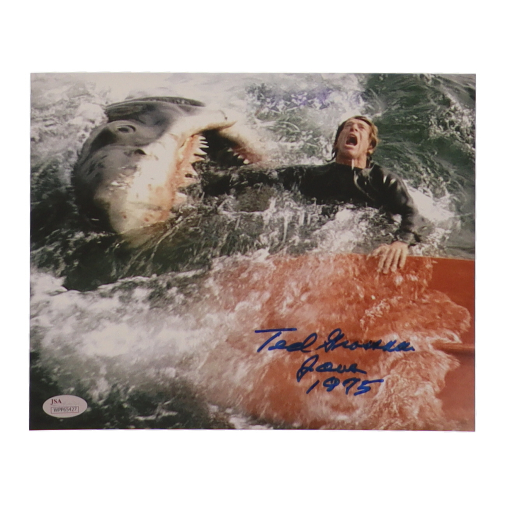 Ted Grossman Signed "Jaws" 8x10 Photo Inscribed "Jaws 1975" (JSA ...