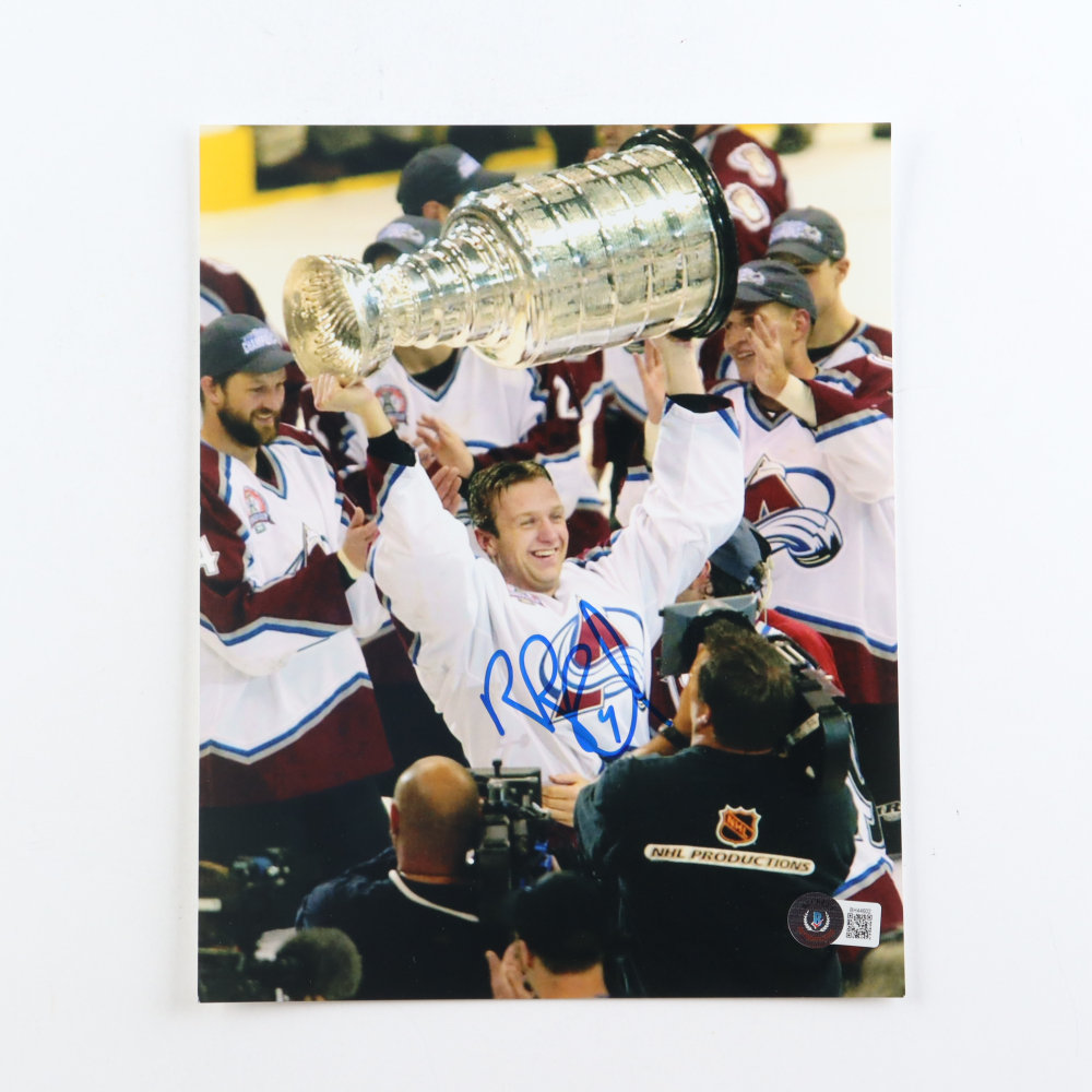 Rob Blake Signed Avalanche 8x10 Photo (Beckett) | Pristine Auction