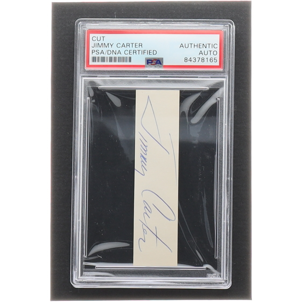 Jimmy Carter Signed Cut (PSA) | Pristine Auction