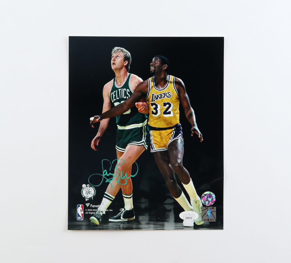 Larry Bird Signed Celtics 8x10 Photo (JSA & Bird) | Pristine Auction
